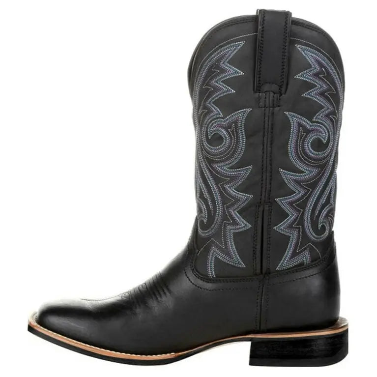 Botas Camperas Hombre Negras | Estilo Cowboy