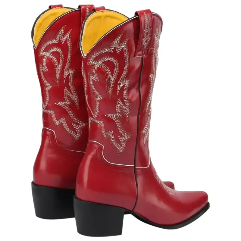 Botas Cowboy Mujer Rojas | Estilo Cowboy