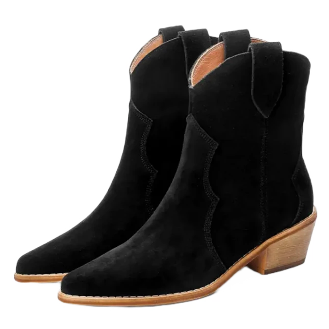 Botas Western Mujer Negras | Estilo Cowboy