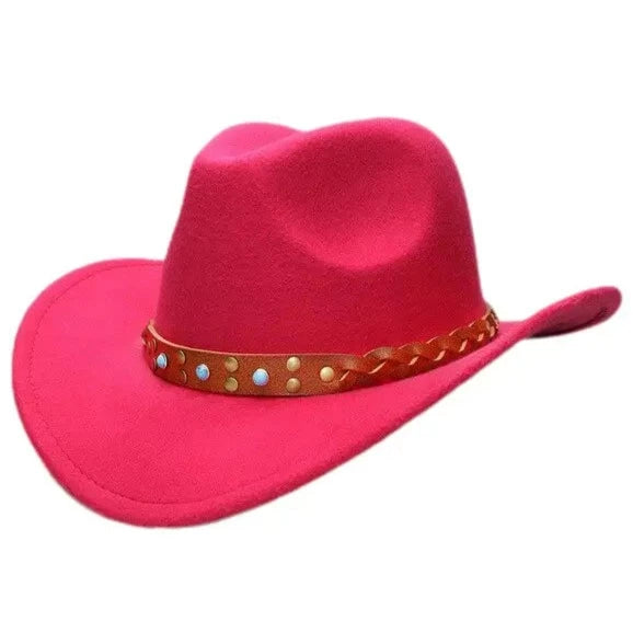 Sombrero Cowboy Rosa para Niña | Estilo Cowboy